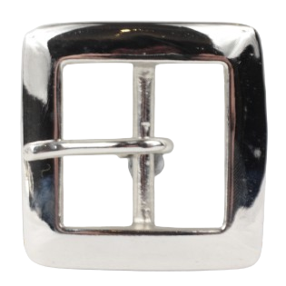 1.5 Inch 38mm Silver Square Belt Buckle – Buckle My Belt