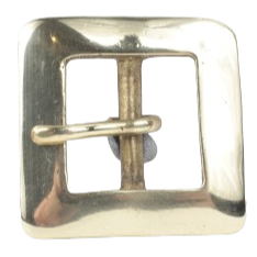 1 Inch 25mm Brass Square Belt Buckle – Buckle My Belt