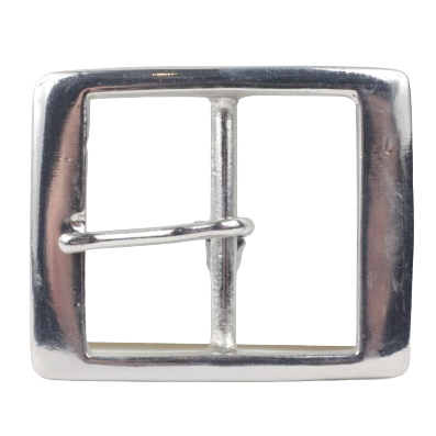 2 Inch 50mm Silver Rectangle Belt Buckle – Buckle My Belt