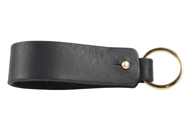 Black Leather Keychain Holder | Key Ring Belt Holders – Buckle My Belt