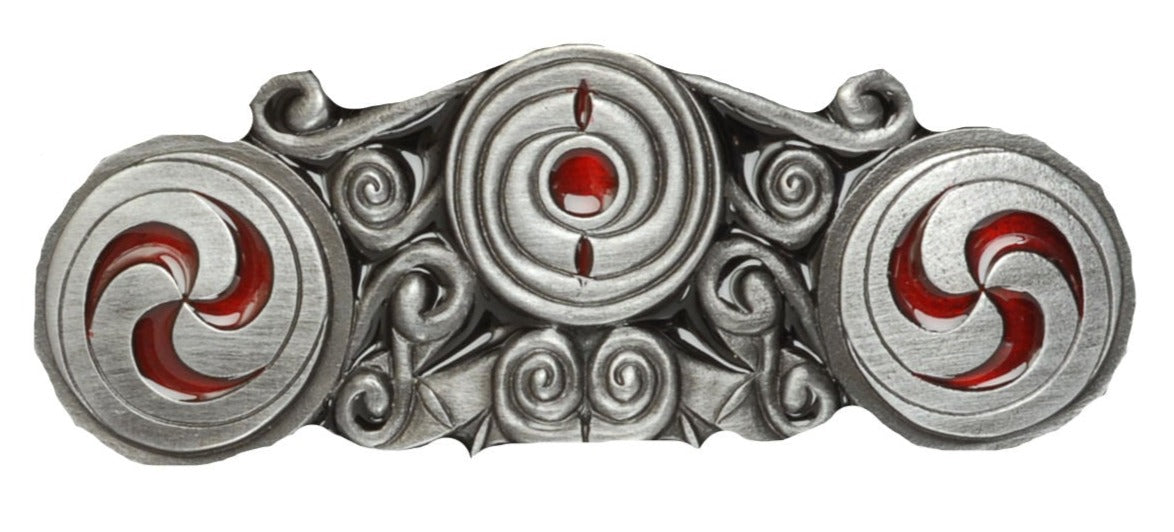 Celtic Swirl Design Red Belt Buckle – Buckle My Belt