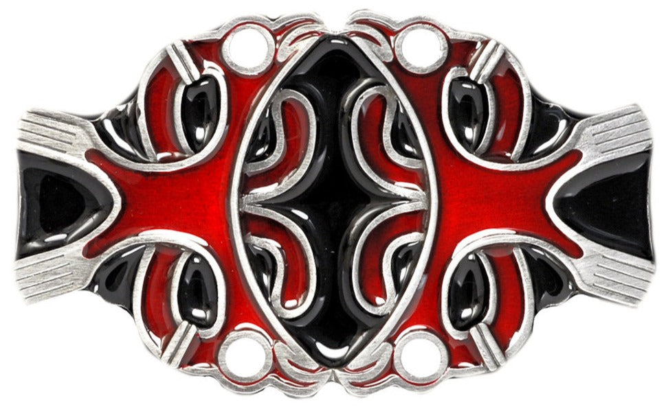 Celtic Two Birds Red Belt Buckle – Buckle My Belt