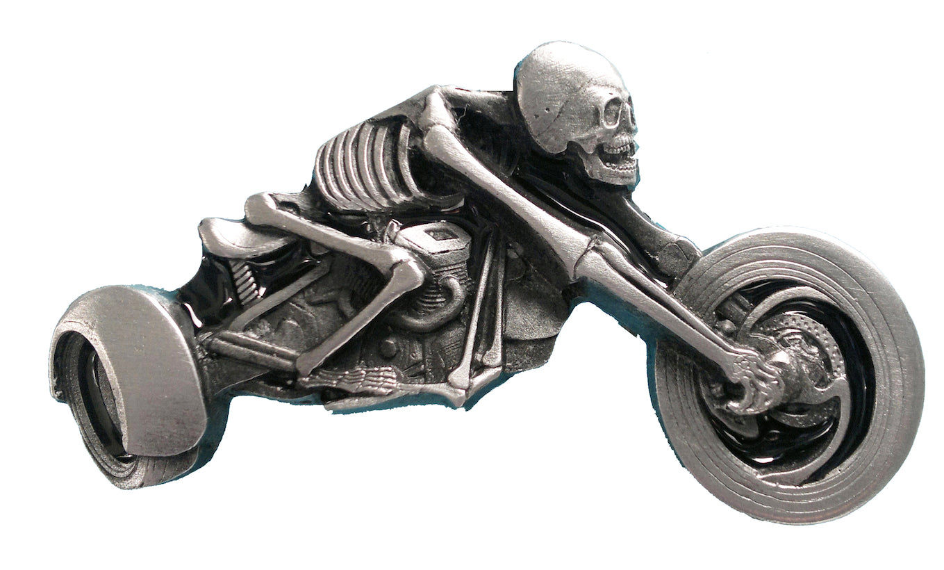 Skeleton Trike Rider Belt Buckle – Buckle My Belt