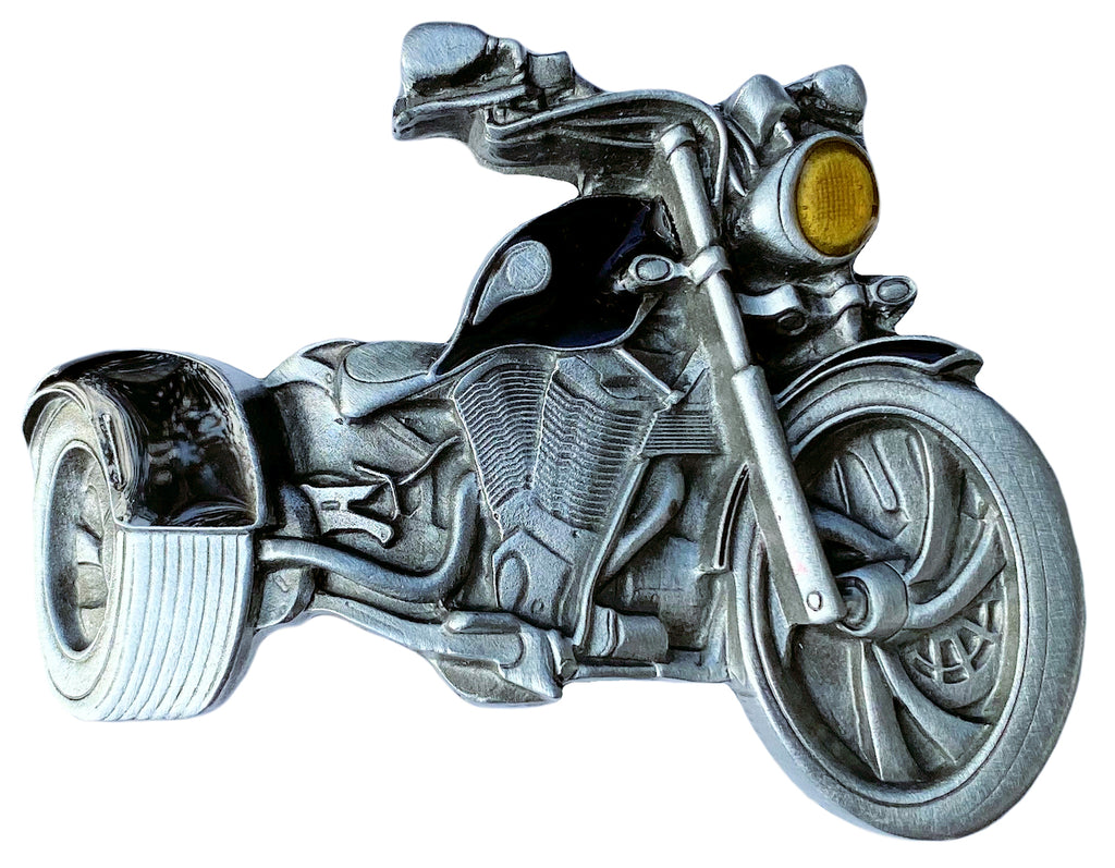 Trike Motorcycle Cut Out Black Belt Buckle – Buckle My Belt