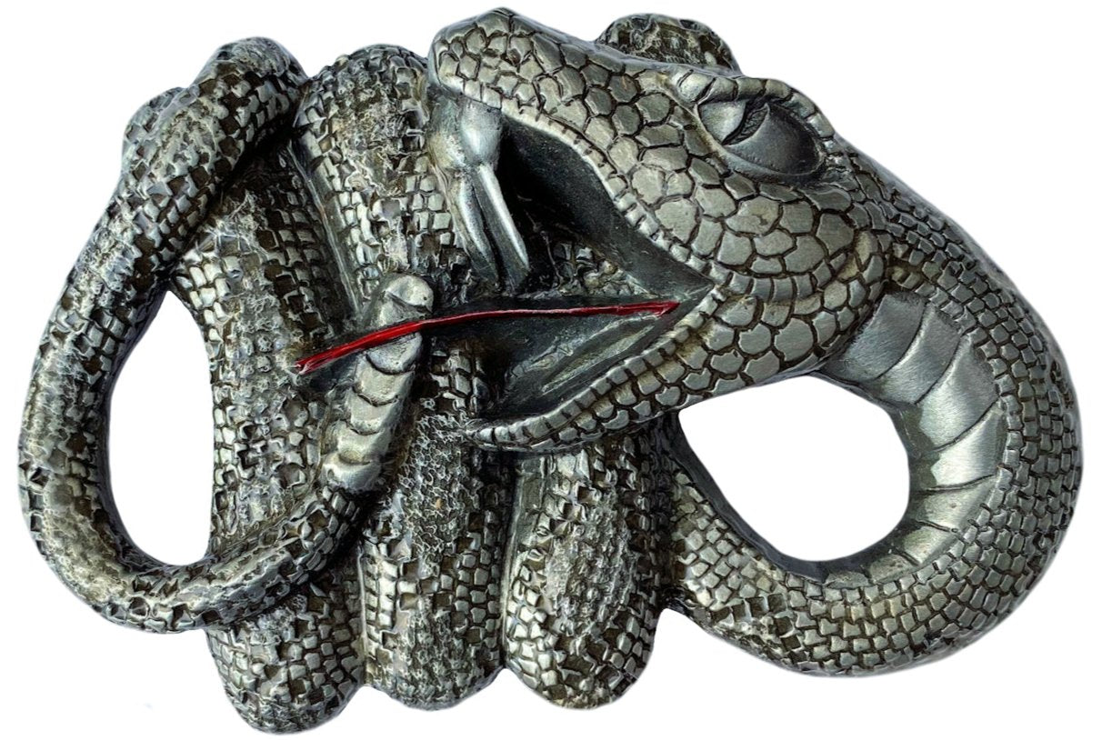 Twisting Snake Belt Buckle | Animal Reptile Buckles – Buckle My Belt