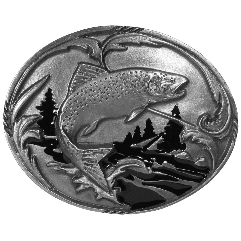 Fish Trout Belt Buckle | Animal Buckles – Buckle My Belt