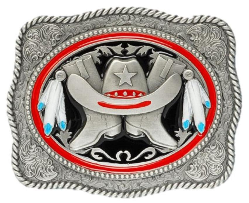 Hat Boots Belt Buckle | Western Belt Buckles – Buckle My Belt