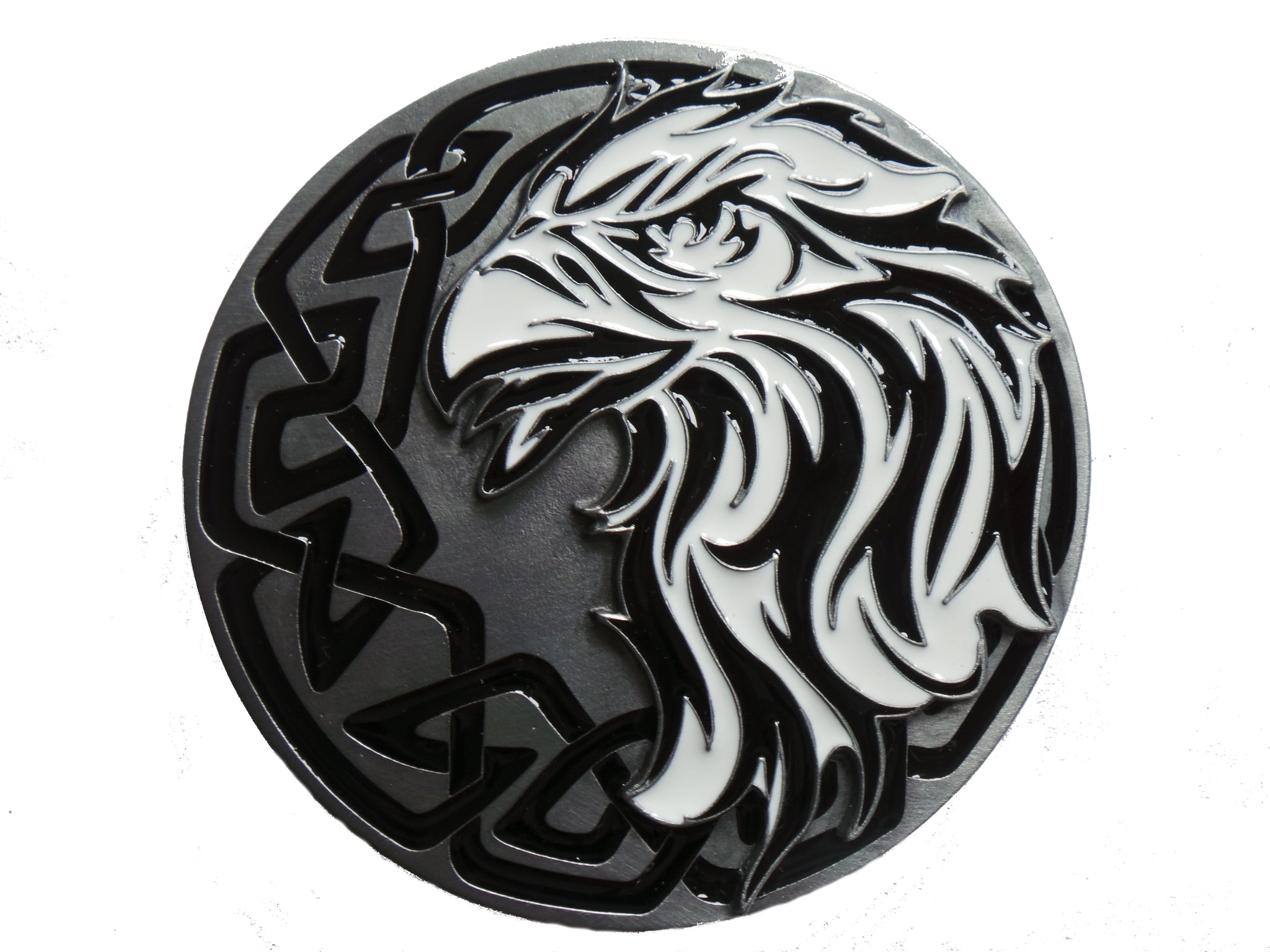 Tribal Eagle Head Side View Belt Buckle | Western Belt Buckles – Buckle ...